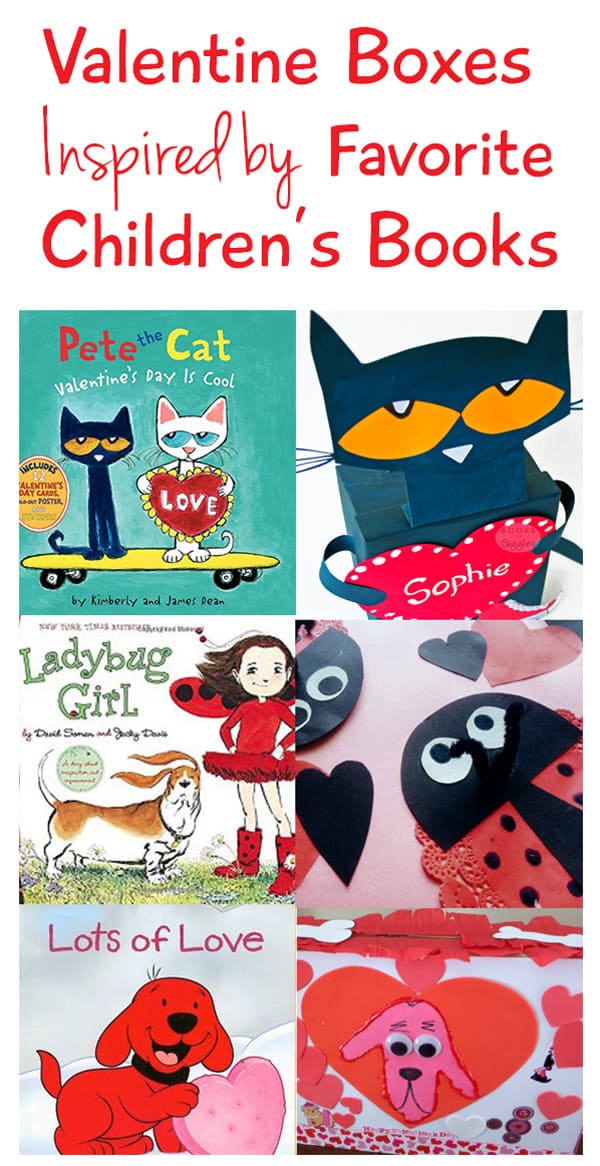 Valentine Box Ideas Inspired by Children's Book Characters - Books and ...