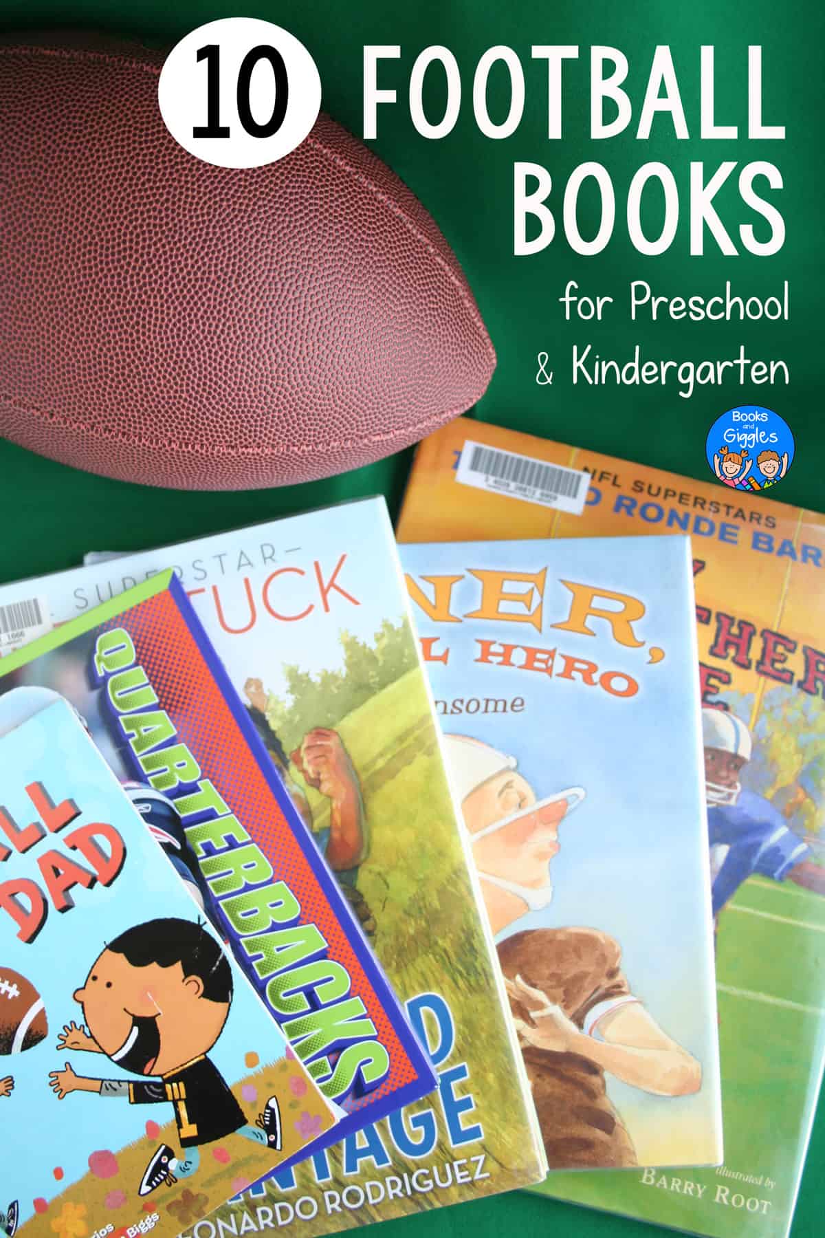 10 Football Books for Preschool and Kindergarten