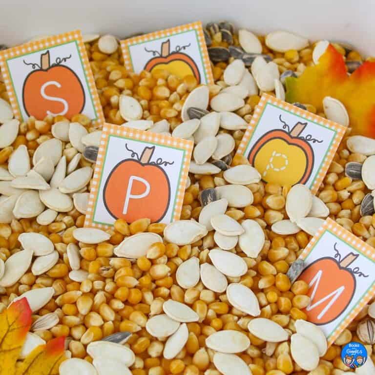Pumpkin Seed Alphabet Activity