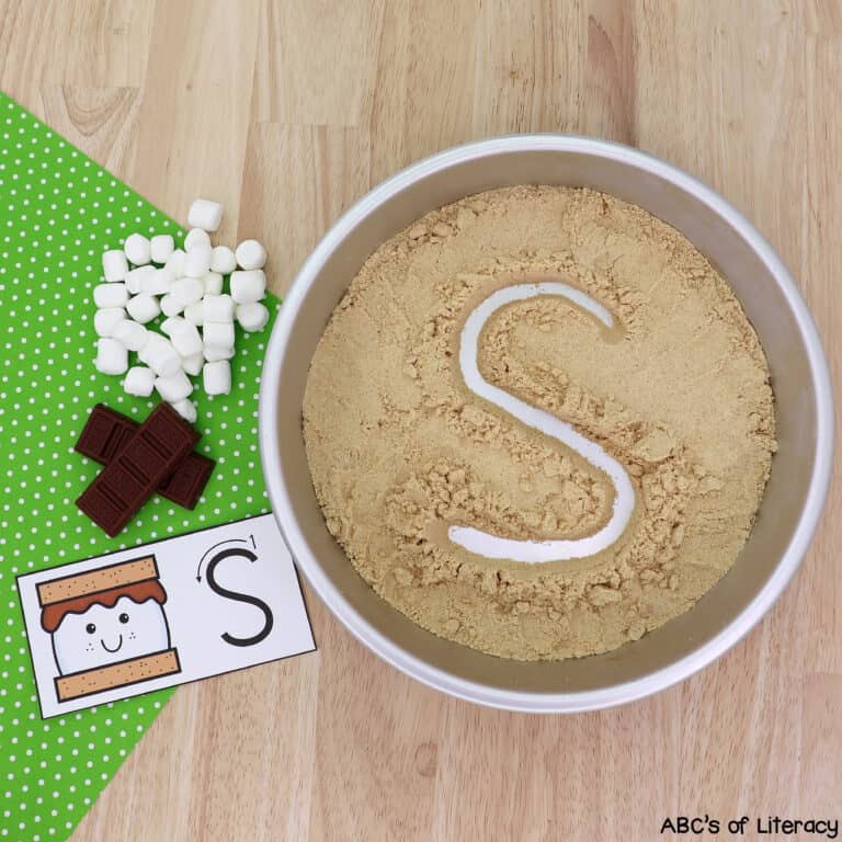 DIY Pretend Play S'mores Sequencing Activity