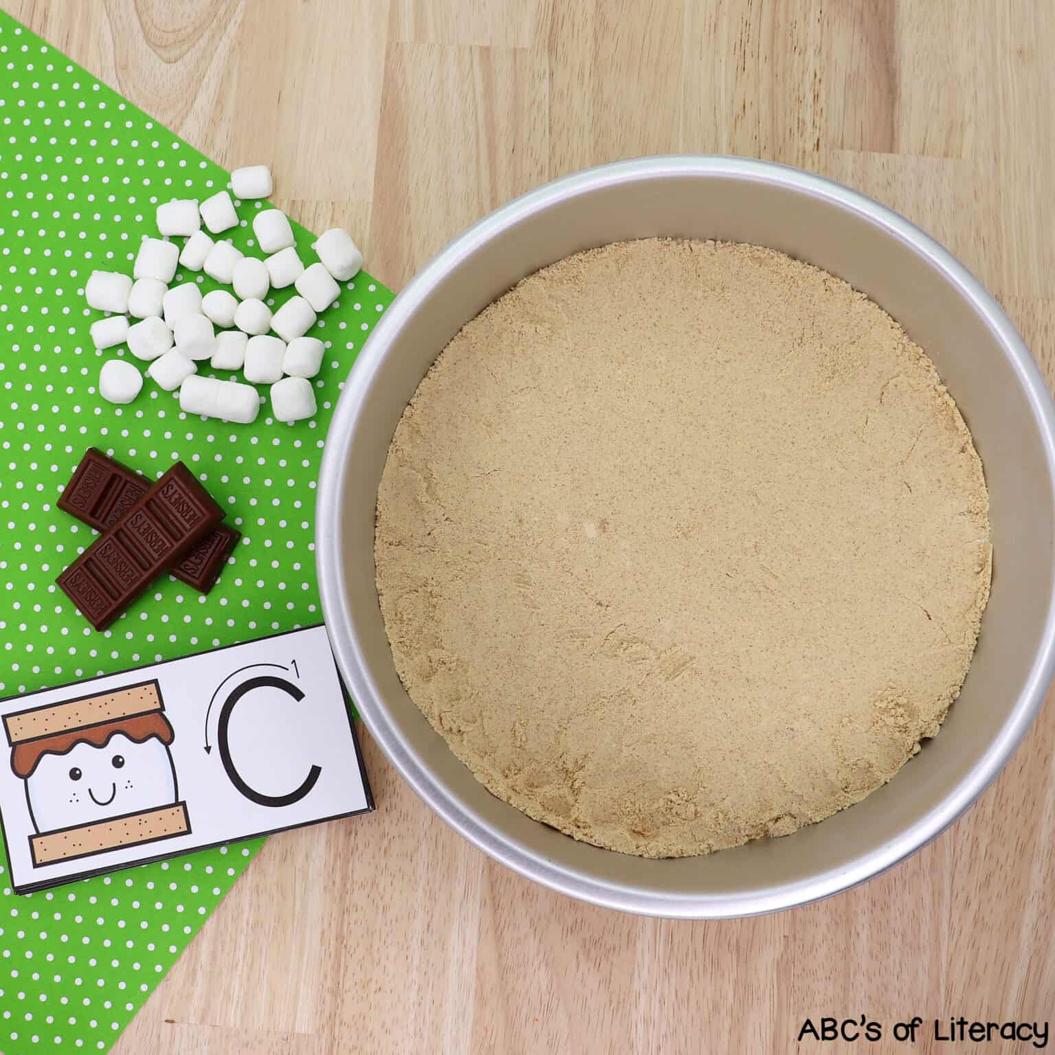 S'mores Writing Tray with Letter Formation Cards