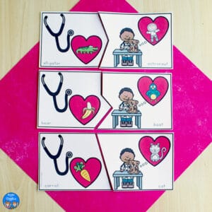 Veterinarian Letter Sound Matching Activity