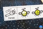 Firefly Flashlight Name Activity for Summertime