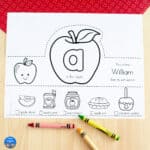 Apple Taste Test Activity with Free Printable Hats