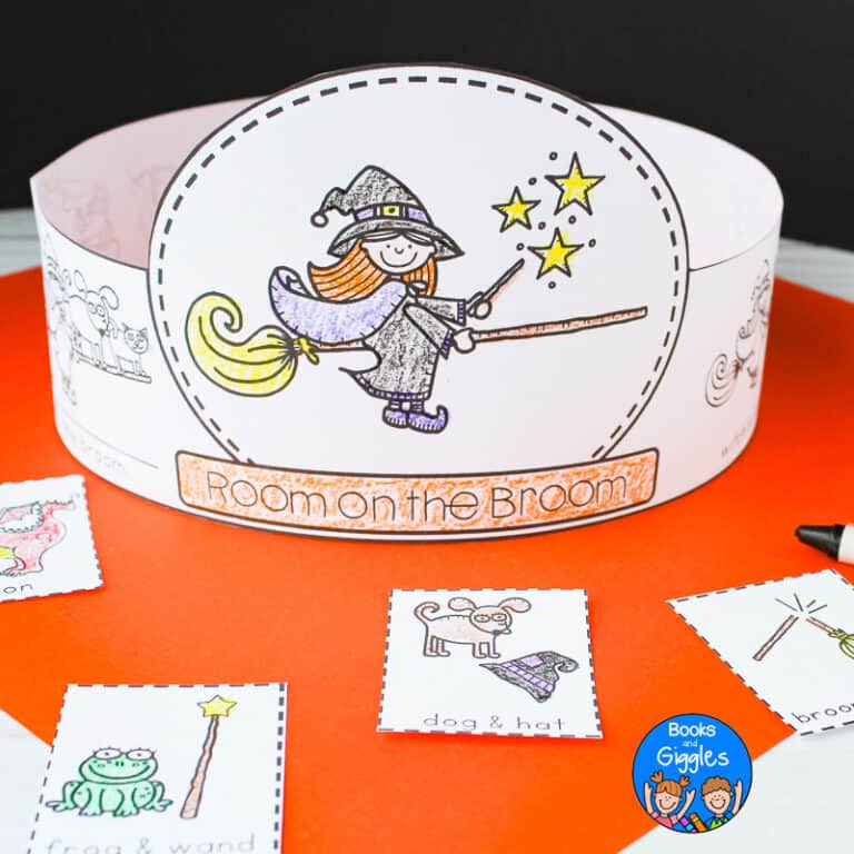 October Story Sequencing Hats