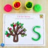 Seasons Playdough Mats {Free Printable}