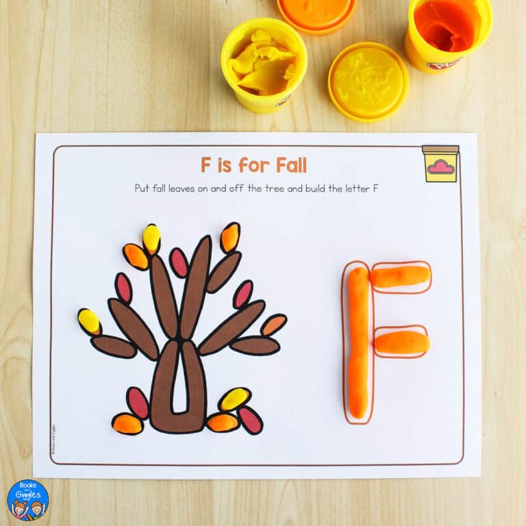 Seasons Playdough Mats {Free Printable}