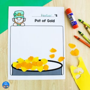 Preschool Pot of Gold Craft for St. Patrick's Day