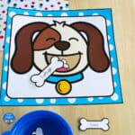 Feed the Dog Name Recognition Activity