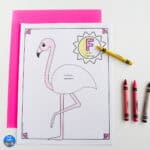 F is for Flamingo Craft