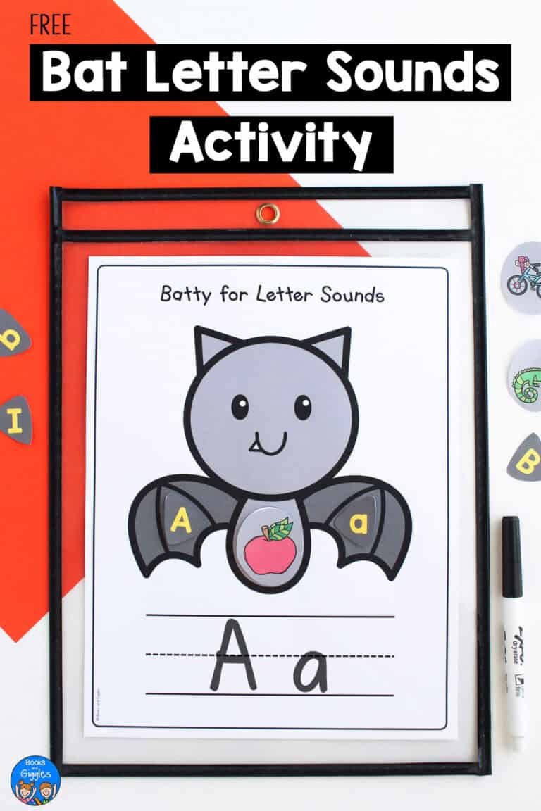Bat Letter Sounds Activity