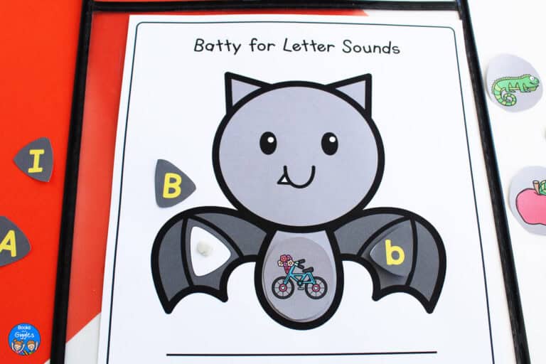Bat Letter Sounds Activity