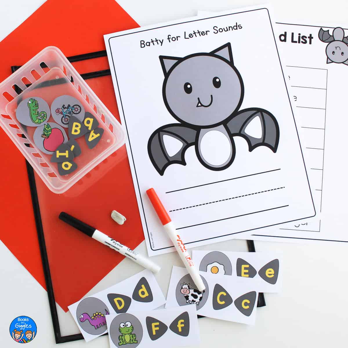 Bat Letter Sounds Activity