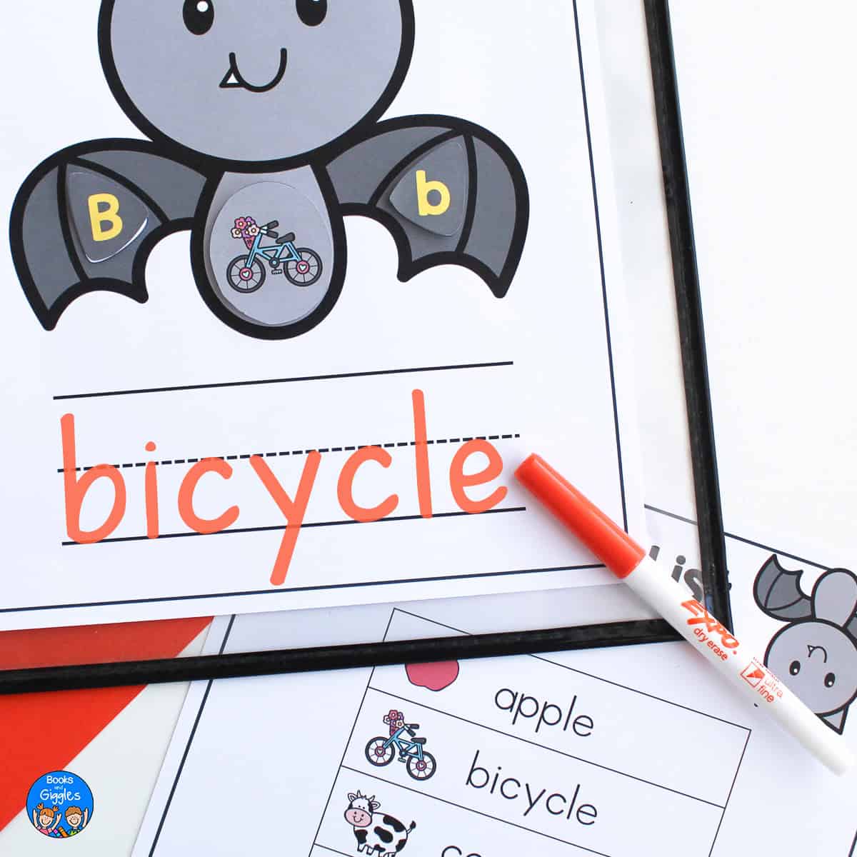 Bat Letter Sounds Activity
